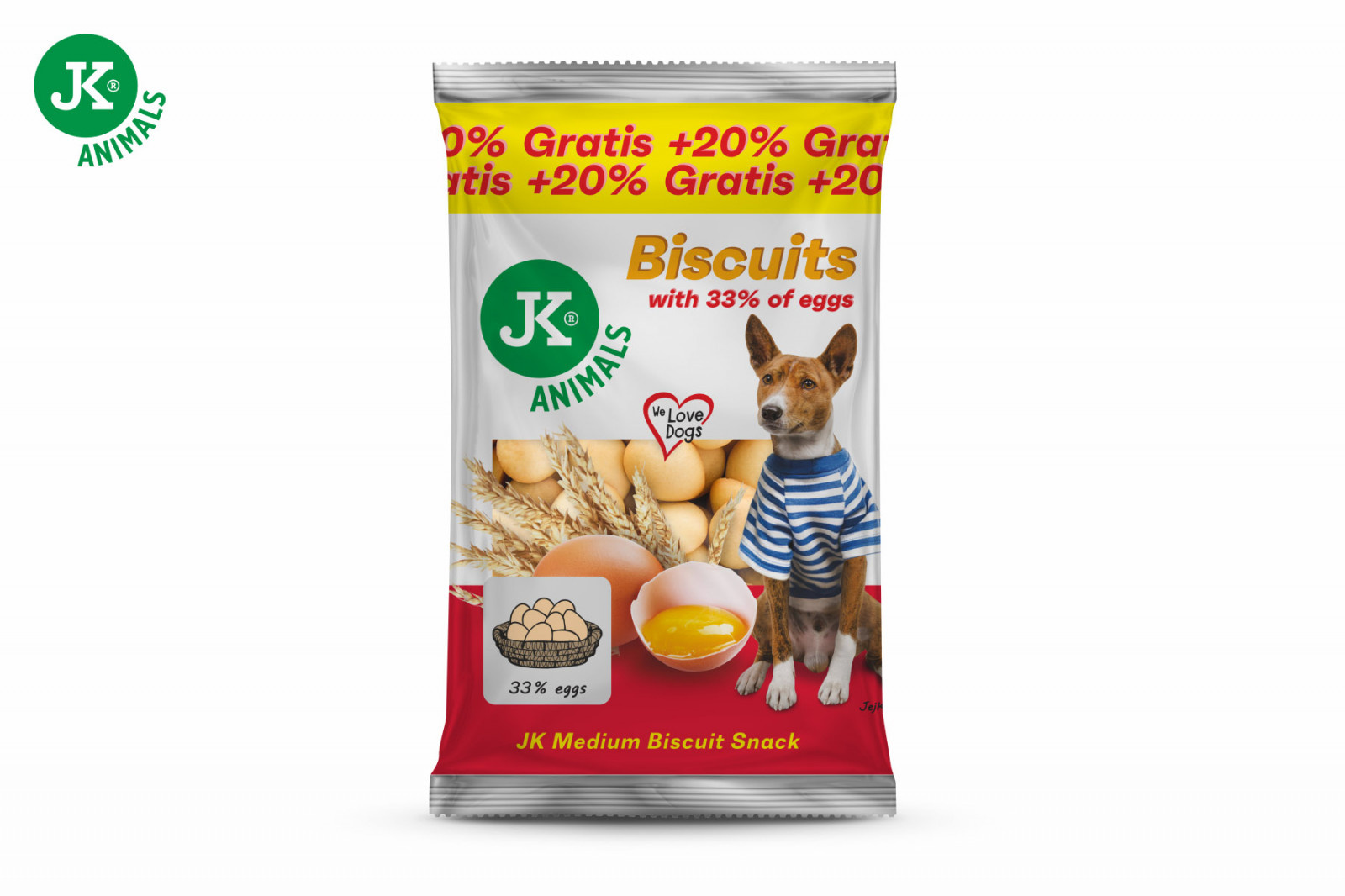 JK Meat Snack dog Duck stick 80g,